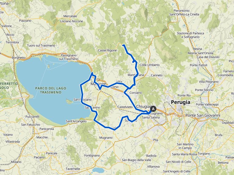 Gravellata (incompiuta) a Castel Rigone e poi tra i colli del Trasimeno e Agello | gravel ride ...